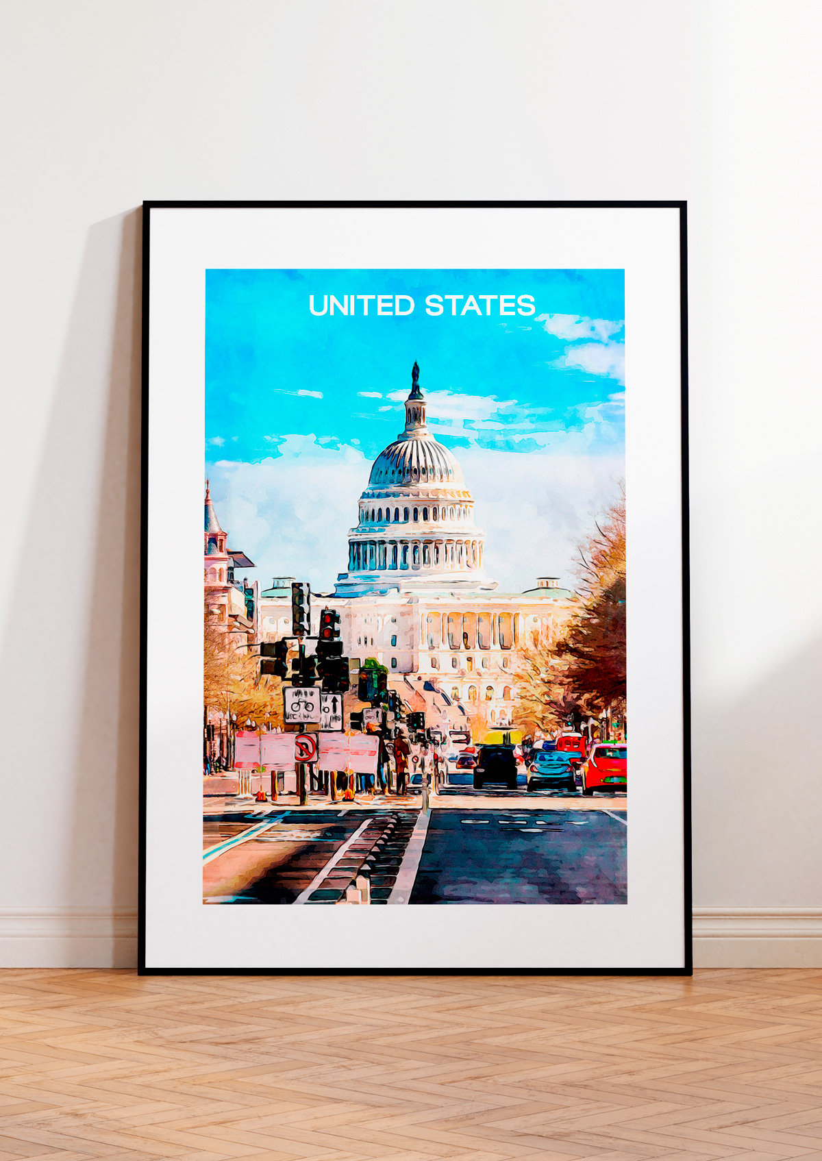 United States Poster WA - Countries Poster Collection